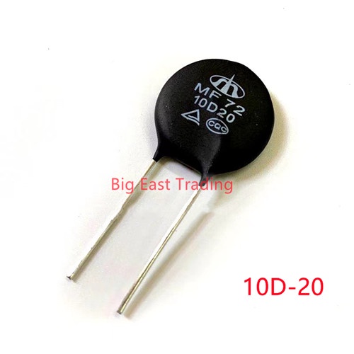 5PCS thermistor high current power type MF72 10D-20 10D20,guaranteed ...