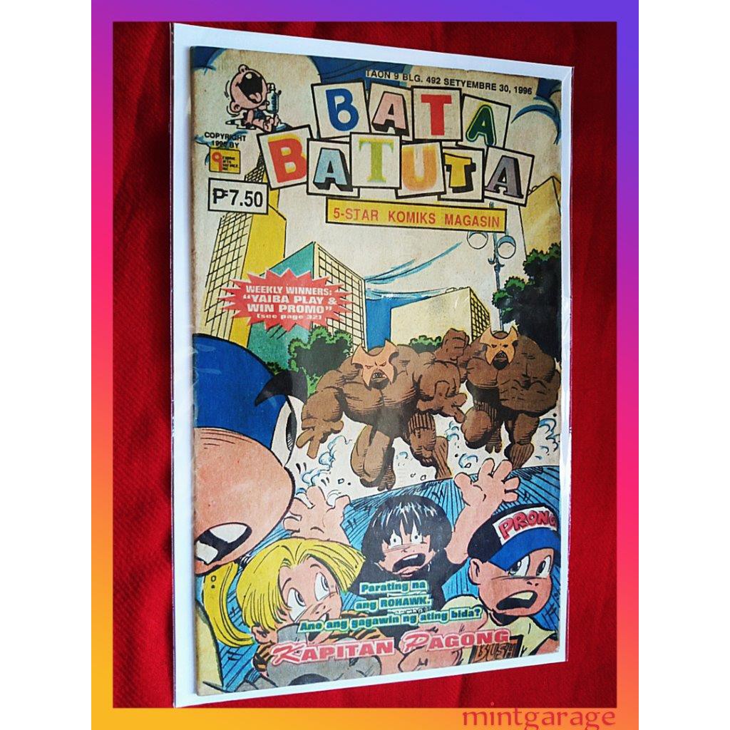 Bata Batuta - 90's Komiks (1996) Set B - Vintage Tagalog comic books ...