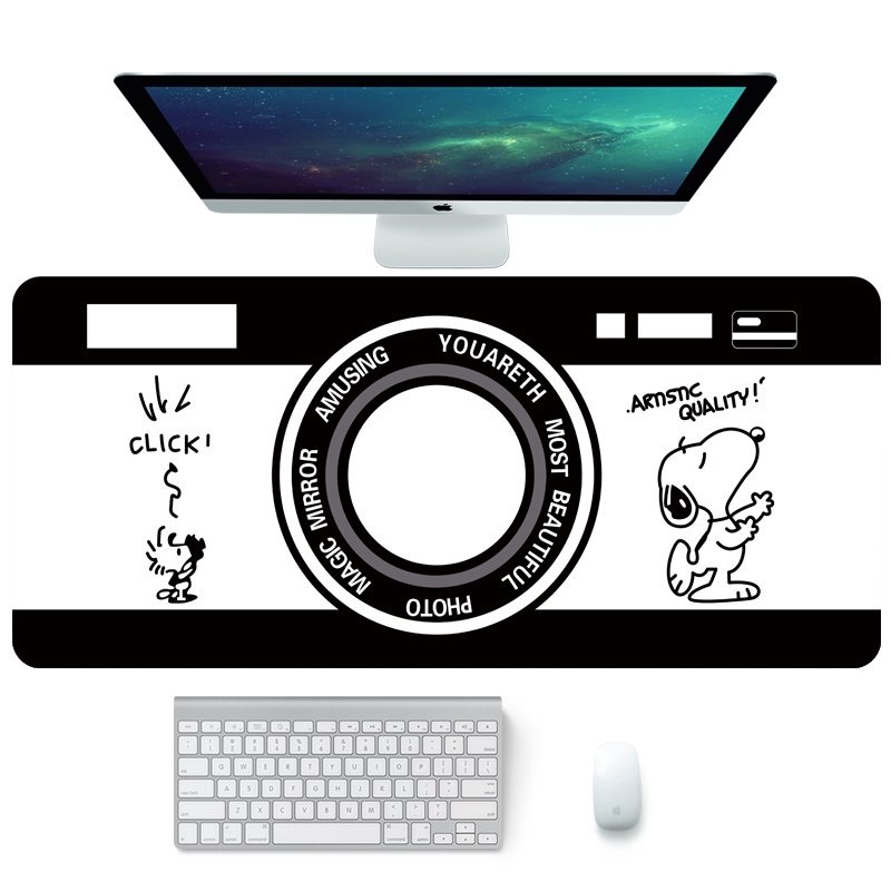 Snoopy Mousepad Super Large Writing Desk Pad Snop Computer Keyboard ...