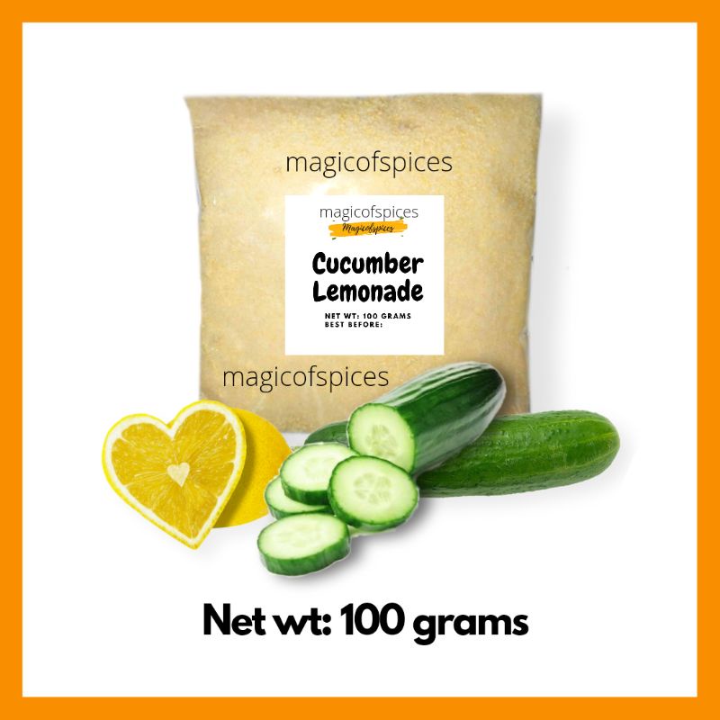 Cucumber Lemonade Powder 100 Grams | Shopee Philippines