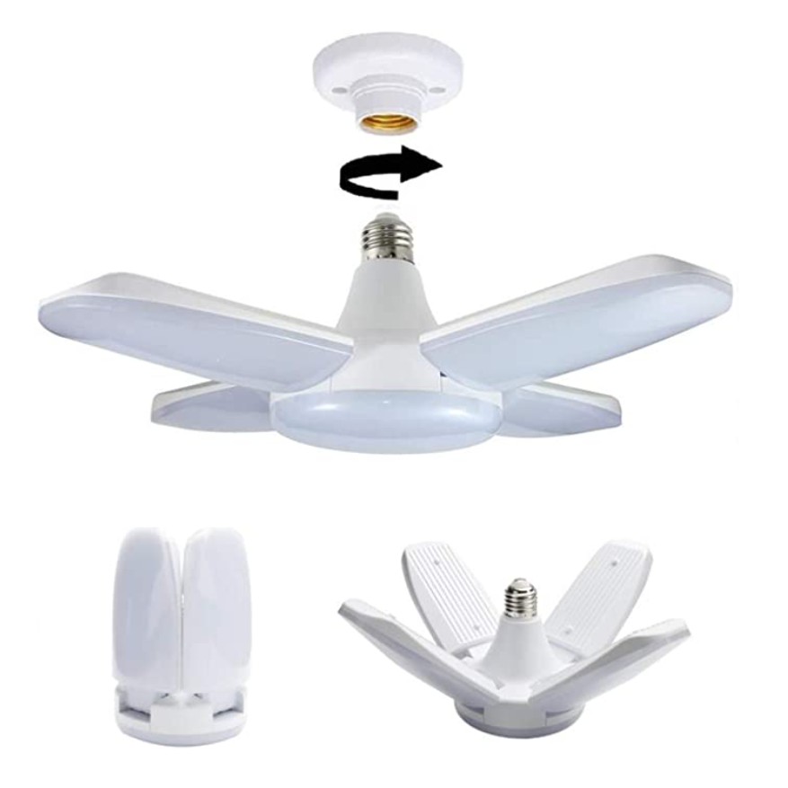 Mini Fan Blade LED Deformable Lamp Adjustable Ceiling Lamp LED Folding ...