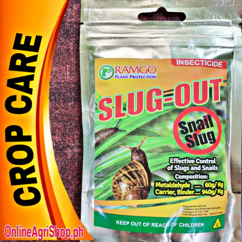SLUG-OUT (100 GRAMS) SNAIL/SLUG METALDEHYDE by RAMGO | Shopee Philippines
