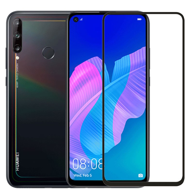 2PCS Huawei Y7p Tempered Glass Full Cover Screen Protector Glass Film ...