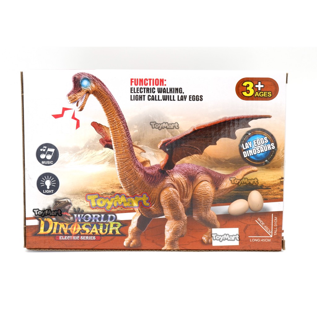 Walking Brontosaurus Dinosaur Wings Simulation Walking Dinosaurs Laying ...