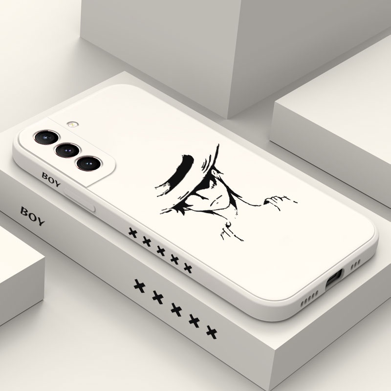 Phone Case For Samsung Galaxy S21 S20 FE Ultra Plus Straw Hat Boy ...