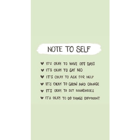 Self Reminders Qoutes Wall Decor A4 Size Laminated | Shopee Philippines