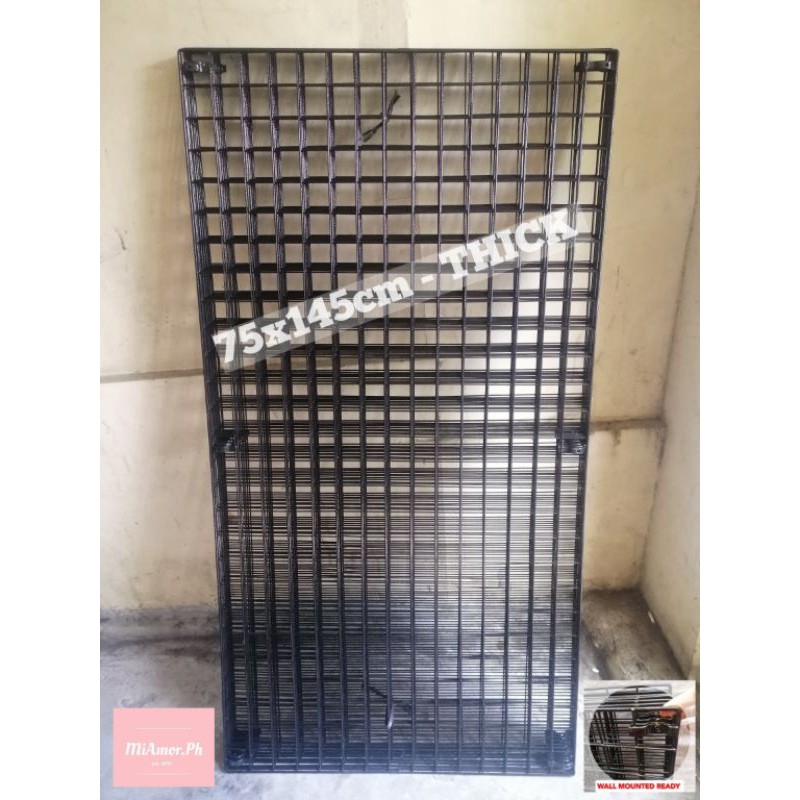 (75X145CM-THICK) HEAVY DUTY WALL GRID PANEL | MESH WIRE WALL MOUNTED ...