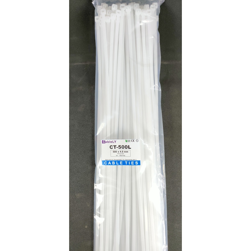 Cable Ties | Tis Cable Rope 500 mm x 4.8mm (100 pcs) | Shopee Philippines