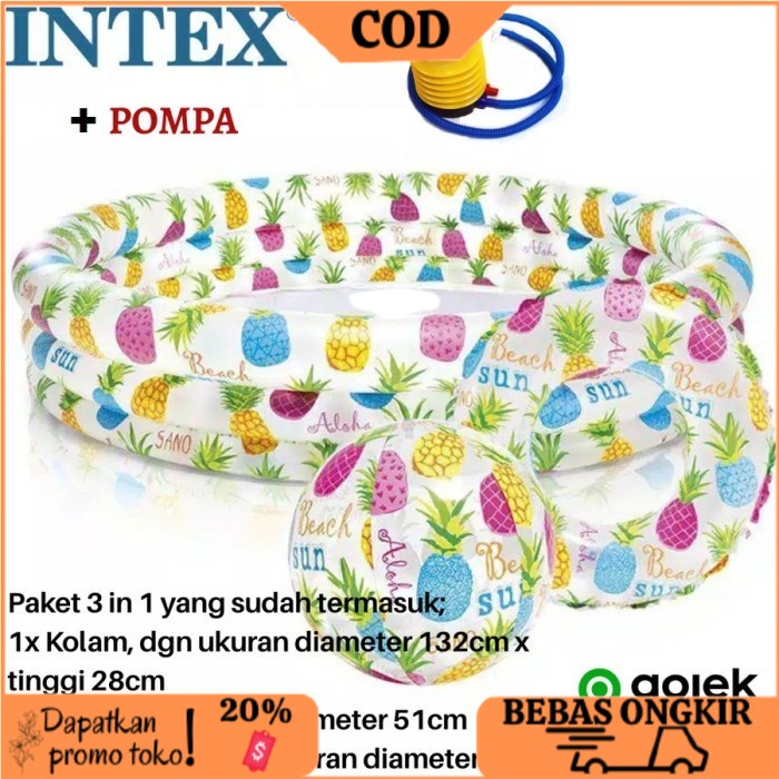 (COD) Swimming Pool / INTEX Fishbowl Pool Set #59469 - Pool Only | Shopee Philippines