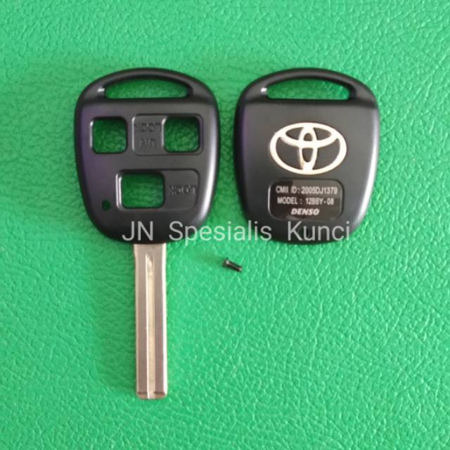 TOMBOL Toyota harrier key case, land cruiser, alphard 3 blade buttons ...