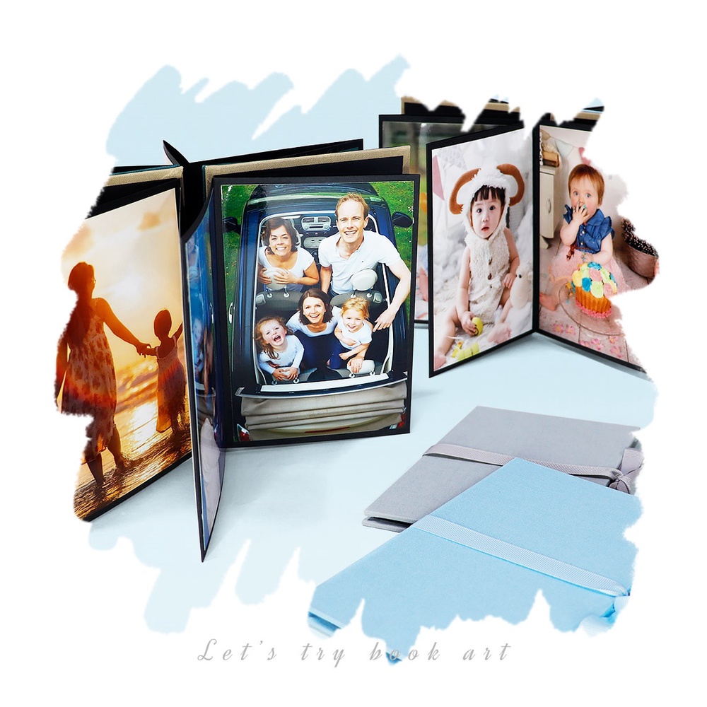 [crasum] Photo Album Accordion Book Handmade Art Book | Shopee Philippines