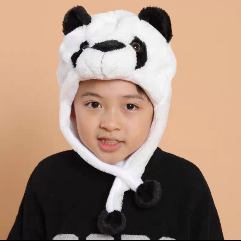YL Caps Panda Bear Animal Hat Hats Cute Cartoon Cap for Kids and Adult ...