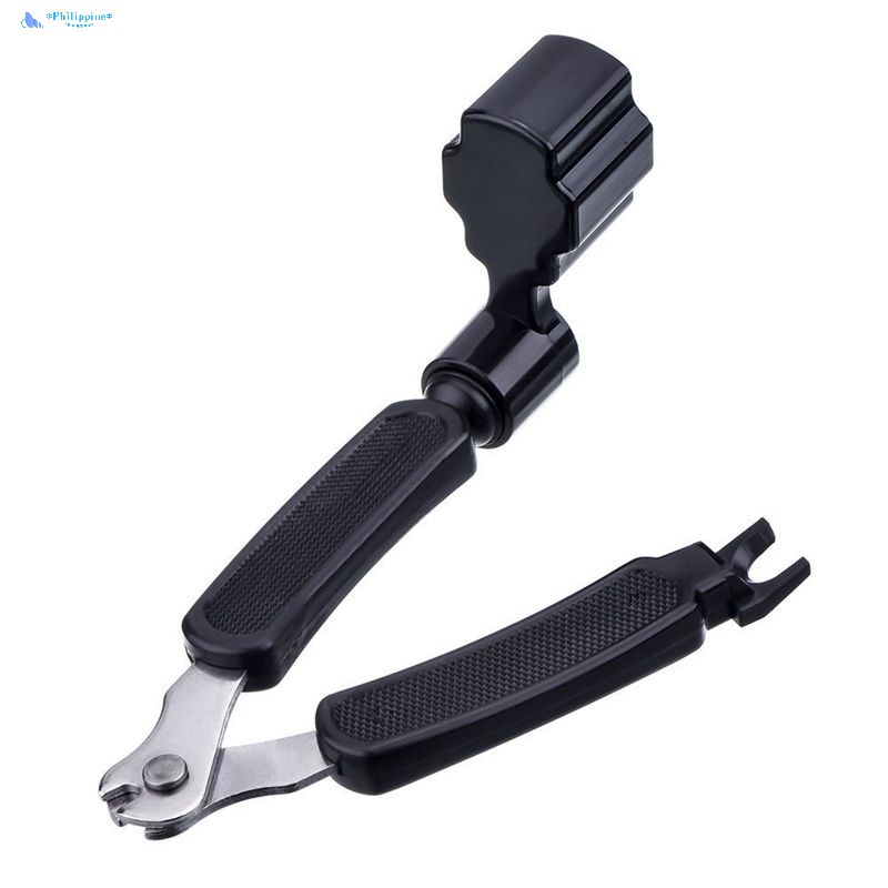 Black 3 in 1 Multifunction Guitar Winder String Cutter Pin Puller ...