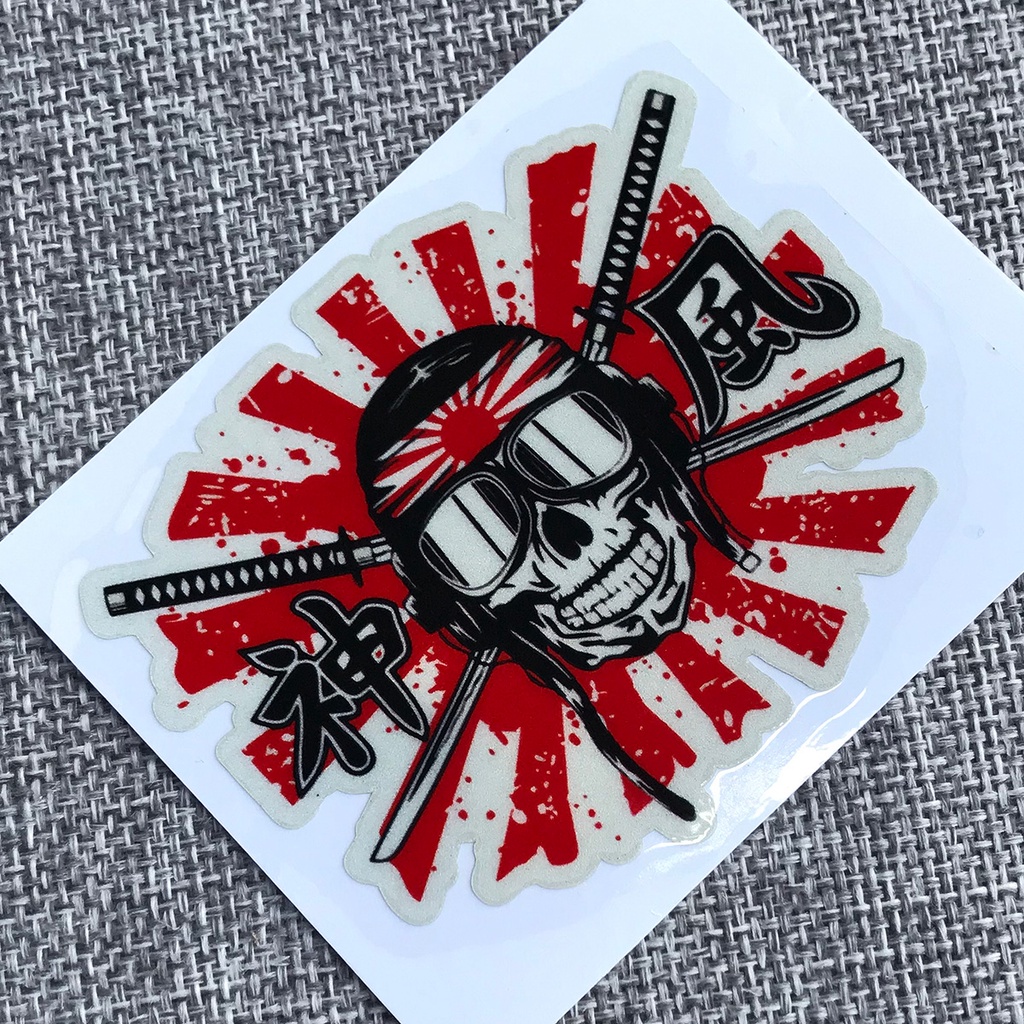 JDM Made in Japan new car reflective decals decals motorcycle stickers ...