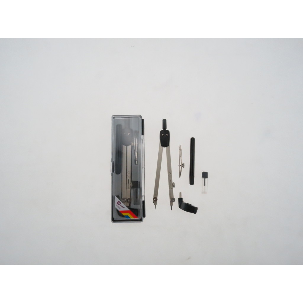 J-1903 Single knee joint compass w/ divider, adaptor, lead sharpener ...