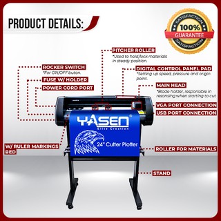 Yasen Professional Cutter Plotter 24" | Shopee Philippines