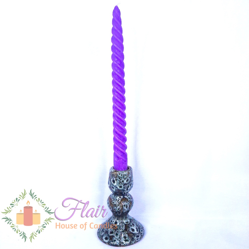 Flair Ceramic Candlestick Holder, Candlelight Stand for Spell Candles ...