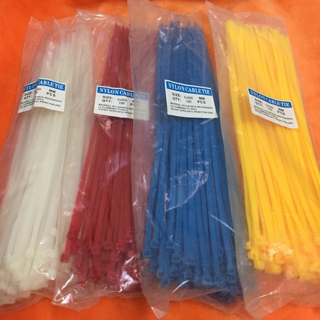 Cable tie 5x300mm (10 pcs) | Shopee Philippines