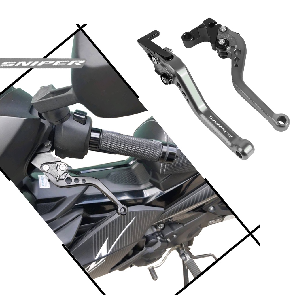 CNC Sniper 150 / Sniper 155 Adjustable brake clutch lever Sniper150 ...