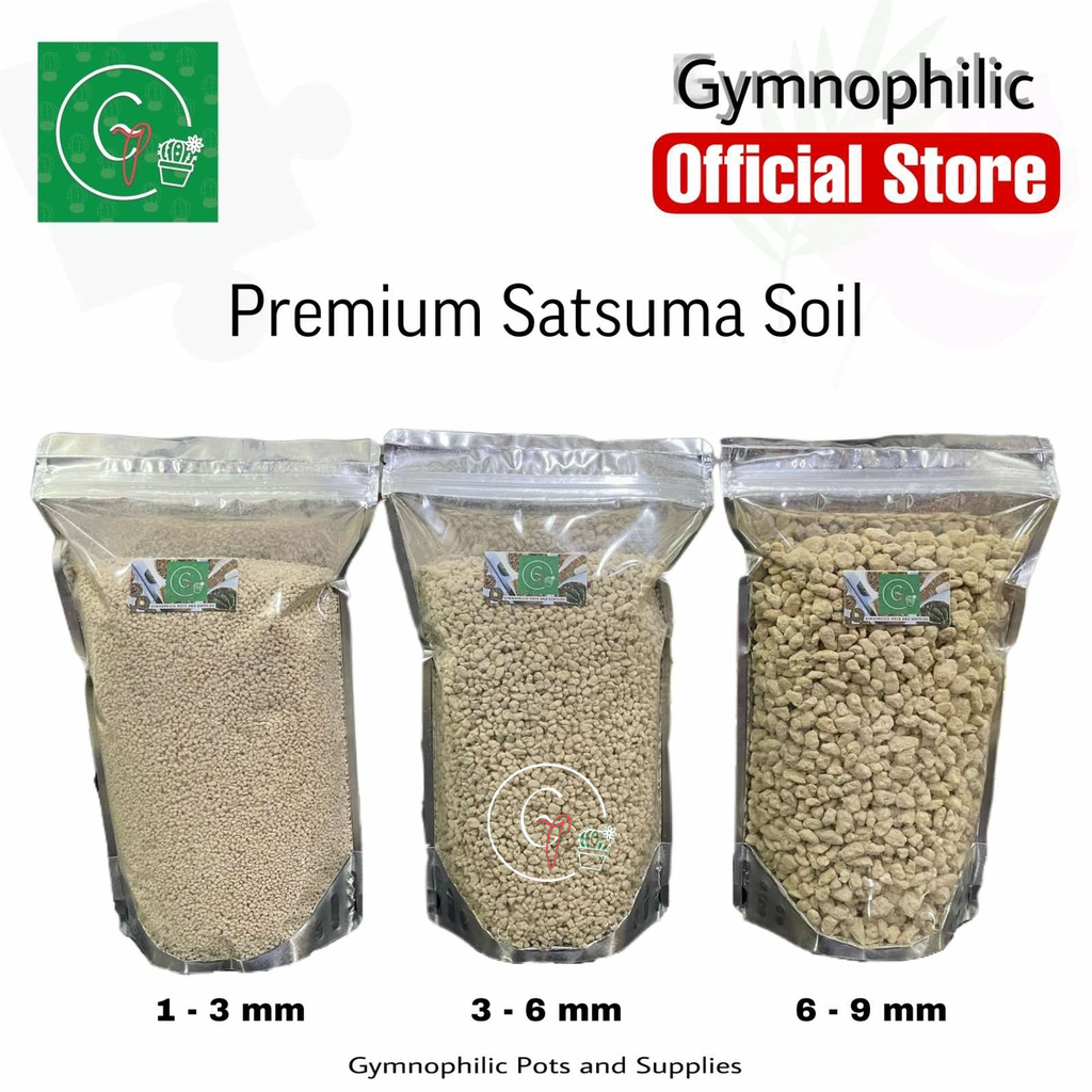 Gymnophilic Premium Satsuma Tsuchi 250g, 500g, And 1kg 1-3mm, 3-6mm And 6-9mm | Shopee Philippines