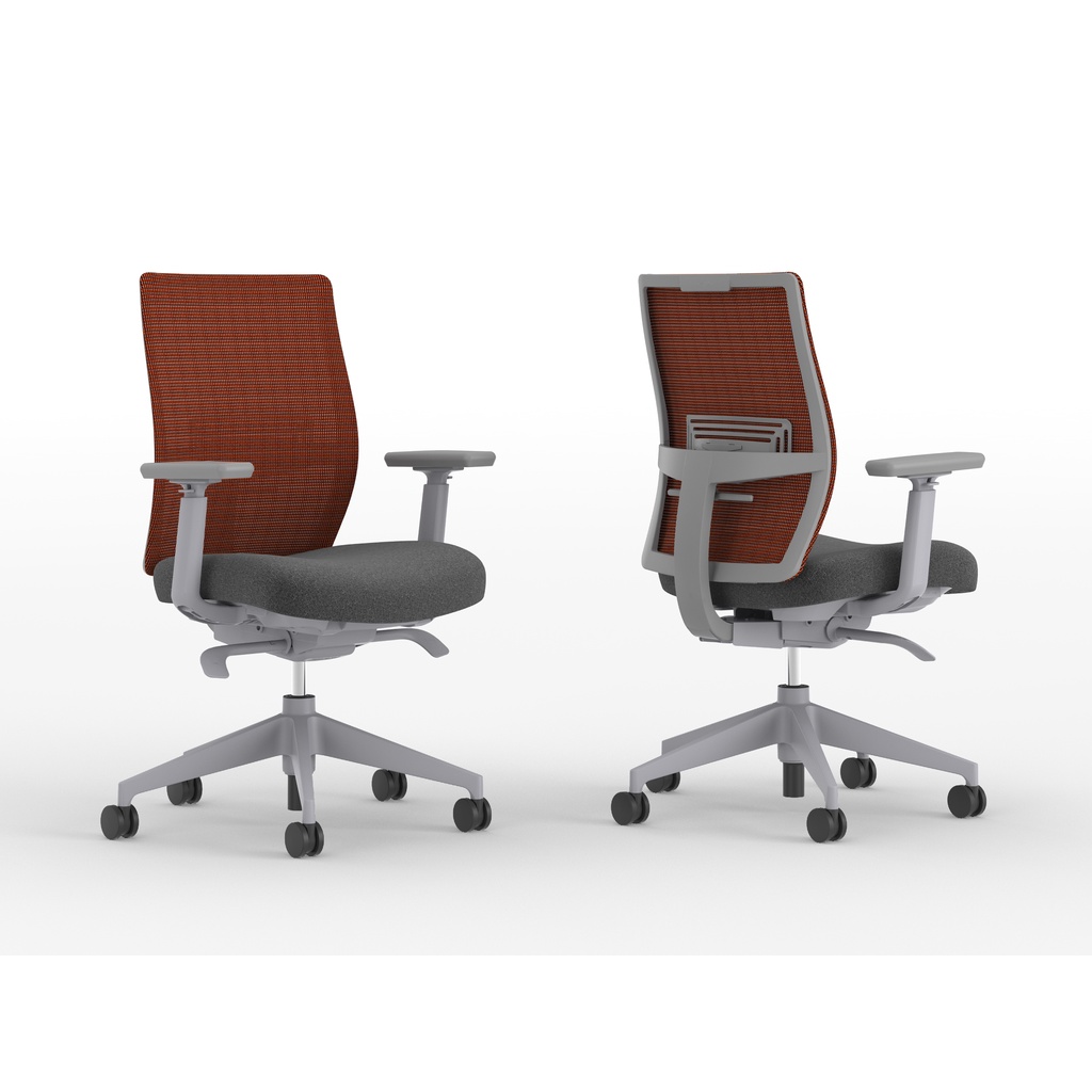 Haworth Aloha Active Task Office Chair (Orange Checker/Stone) by Kuysen ...