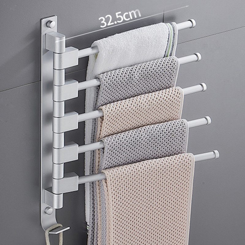 Multi-pole Movable Rack Without Punching In Bathroom and Toilet ...