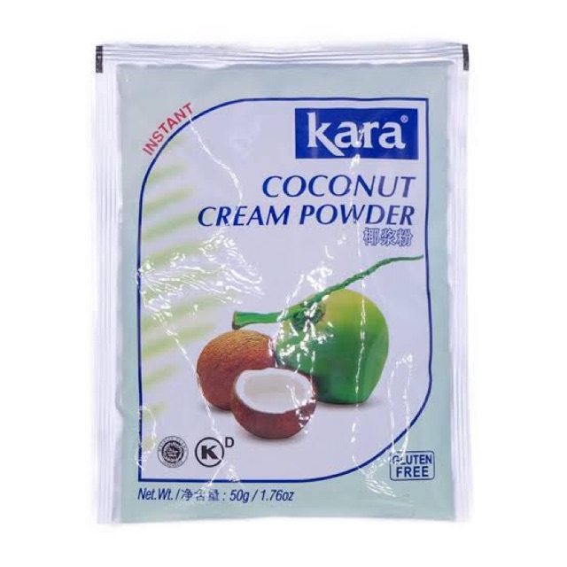 Kara Instant Coconut Cream Powder 50g | Shopee Philippines