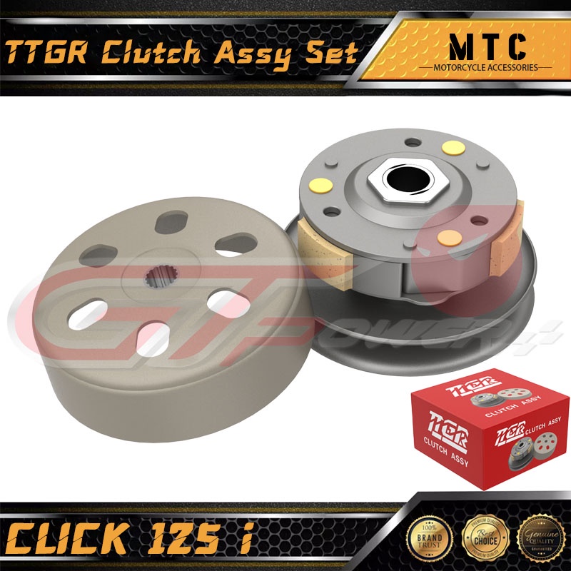 TTGR Clutch Assy Set Exclusive For Click 125i Made in Thailand | Shopee ...