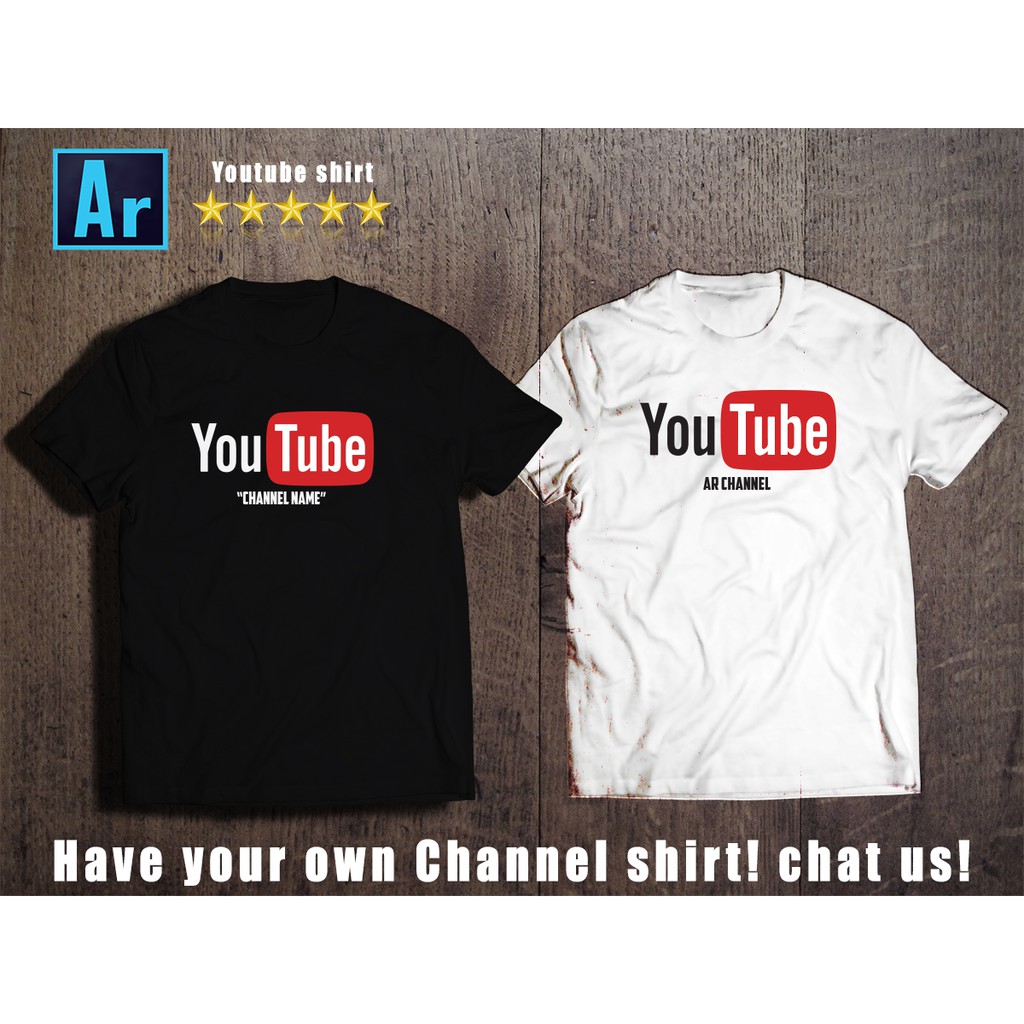 ar store Youtuber shirt Youtube Channel shirt youtubePH channel Tshirt ...