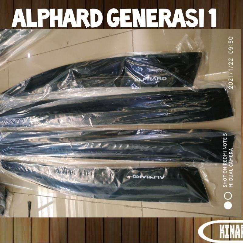 Toyota Alphard Gen 1 Slim water gutter 2004-2008 Alphard Gen 2 2009 ...