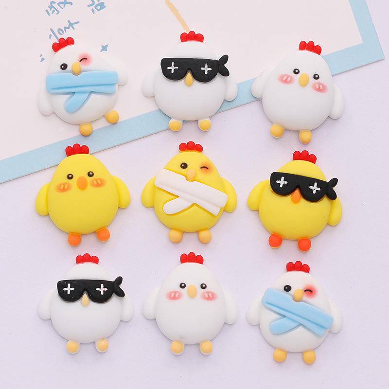 2022 New Cute Cartoon Cute Chicken croc jibz Charm DIY Accessories For ...