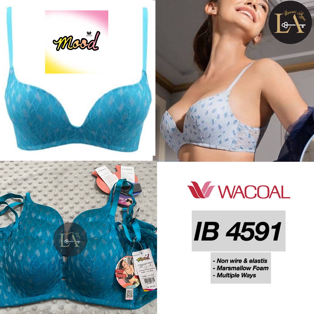 Wacoal Mood Lovable Bra IB 4591 | Shopee Philippines