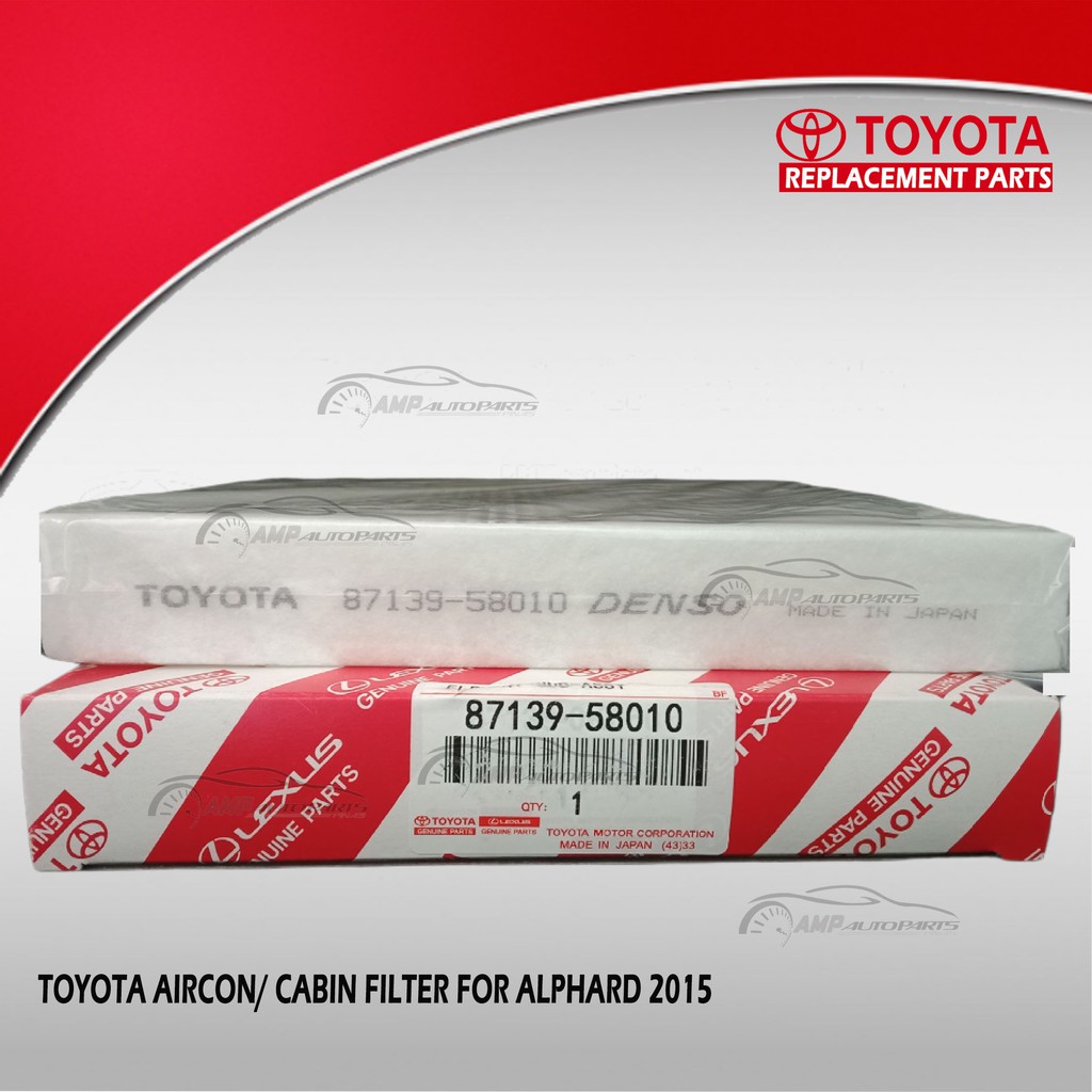 TOYOTA AIR CABIN FILTER FOR HILUX / VIGO / REVO / INNOVA / ALPHARD ...