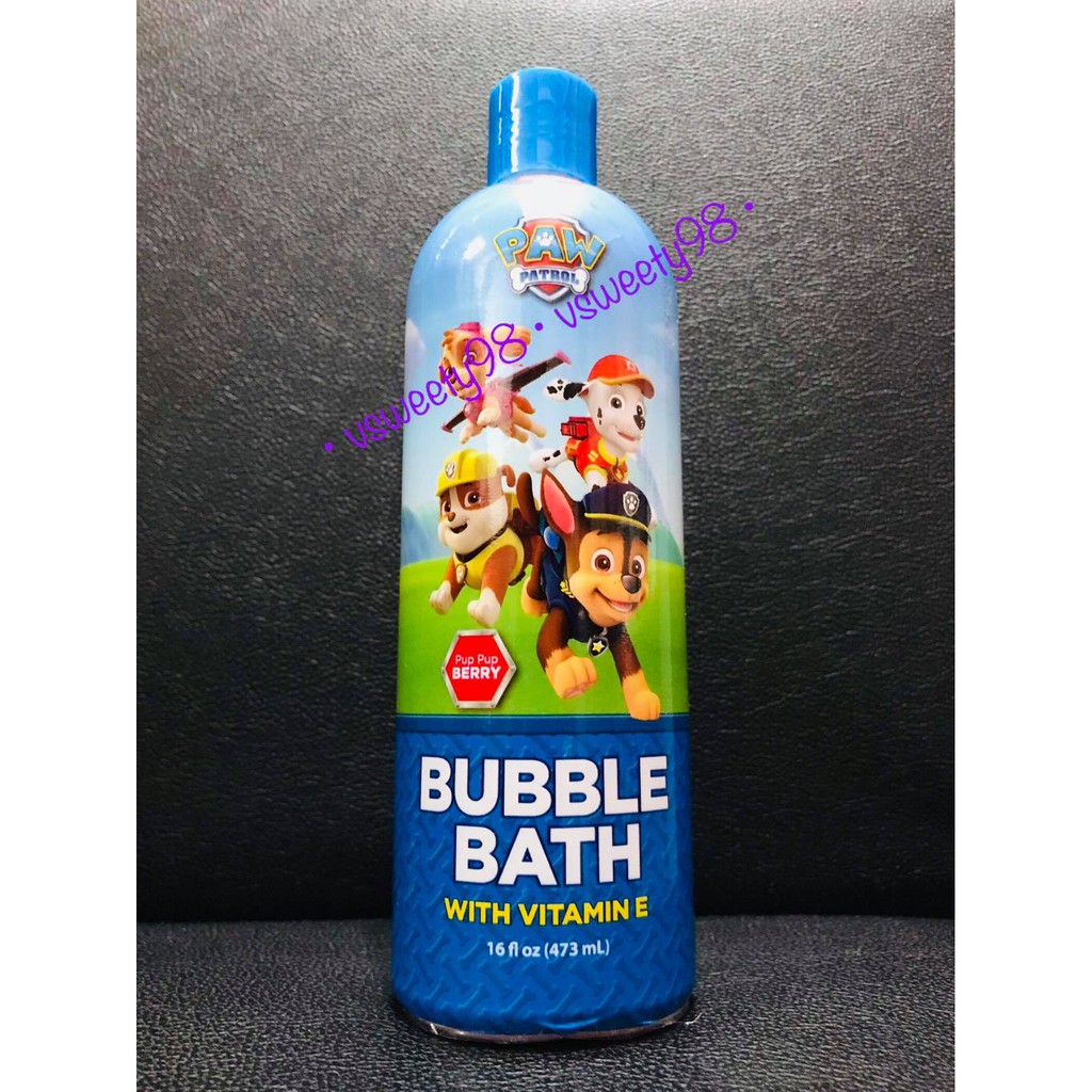 Paw Patrol Bubble Bath with Vitamin E Made in USA 473 ml 100% Authentic ...