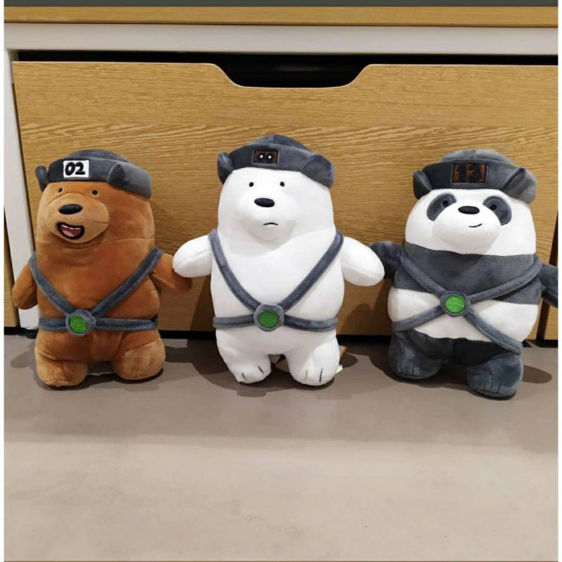 We Bare Bears Standing Plush Toy 25cm | Shopee Philippines