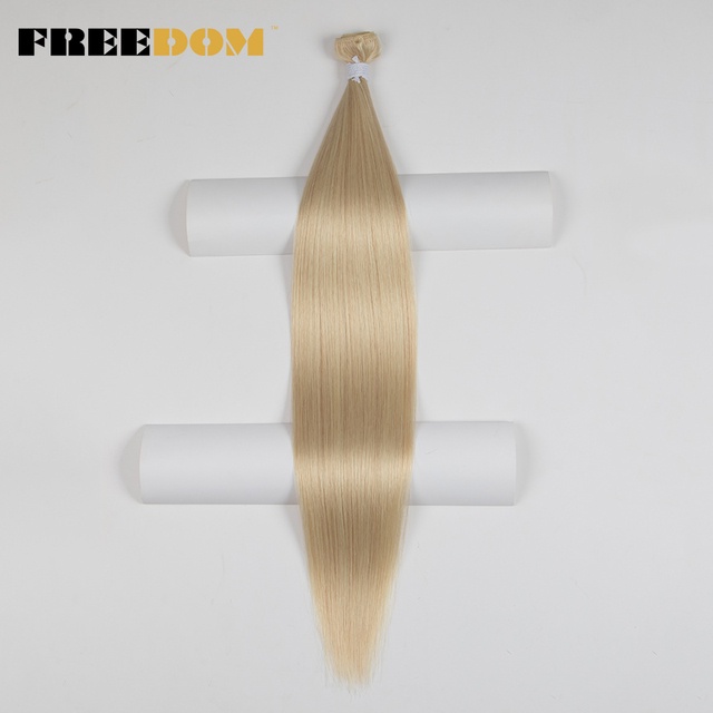 Freedom Straight Hair Bundles 100g Ombre 613 Brown Synthetic Weave ...