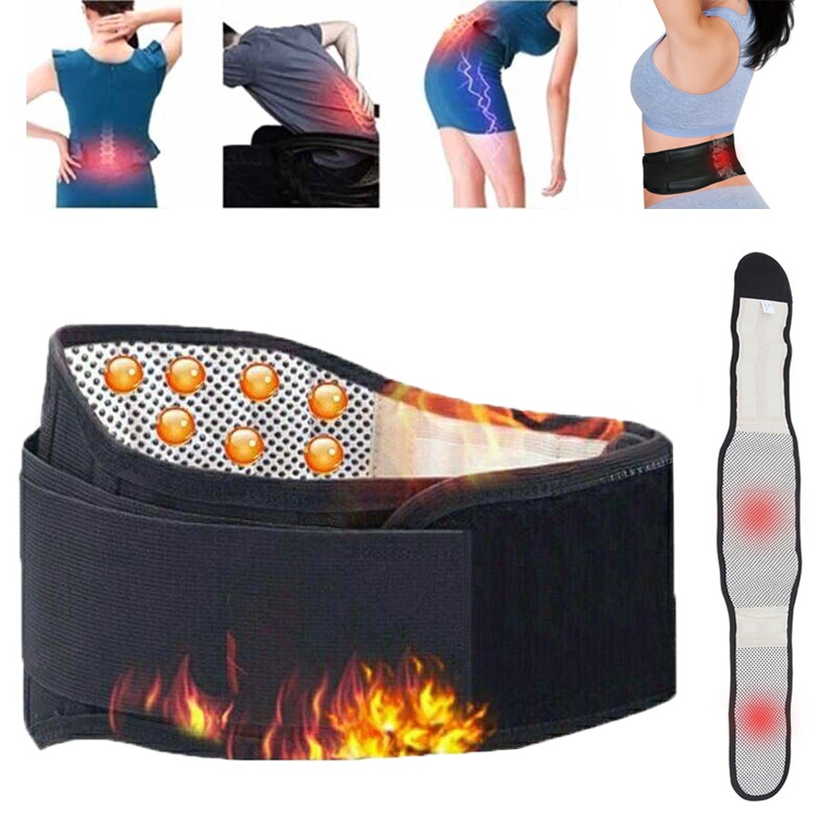 Magnetic Waist Belt Magnetic Therapy Women Man Self-heating Lumbar ...