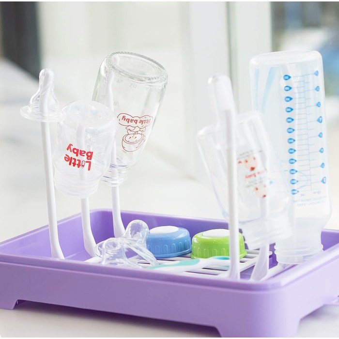 Little Baby Milk Bottle Drying Rack - COMPACT Drying Rack (No Lid ...