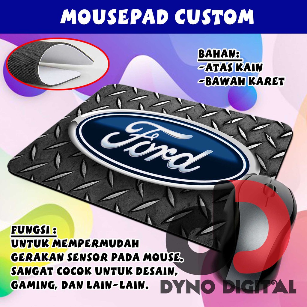Custom Mousepad Ford Mouse Coaster Car Logo | Shopee Philippines