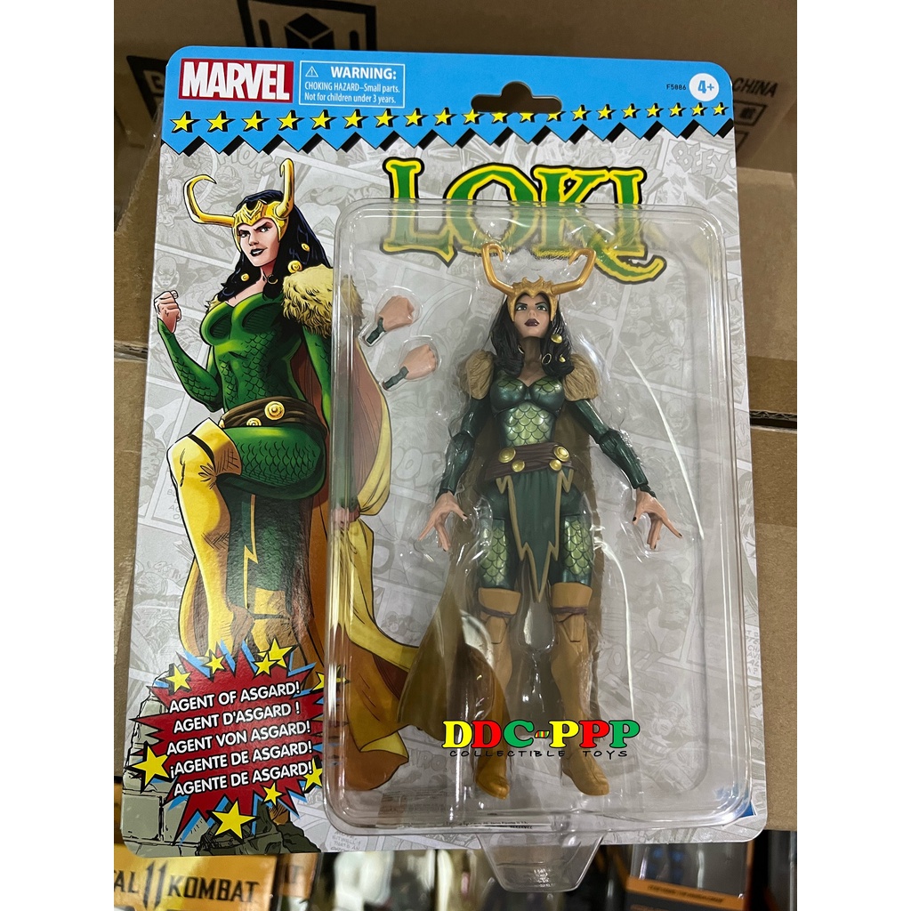 AGENT OF ASGARD RETRO LOKI - MARVEL LEGENDS 6-INCH ACTION FIGURE ...