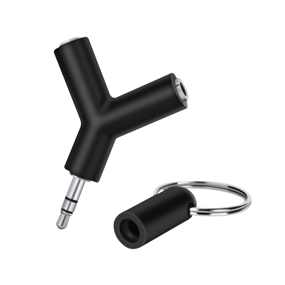 Headphones Splitter Mini 3.5mm Double Jack Audio Headset Connector ...