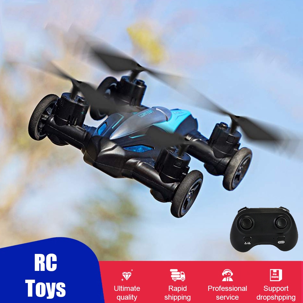 Mini Drone D85 Air-Ground Flying Car 2.4G Dual Mode Racing Stunt ...