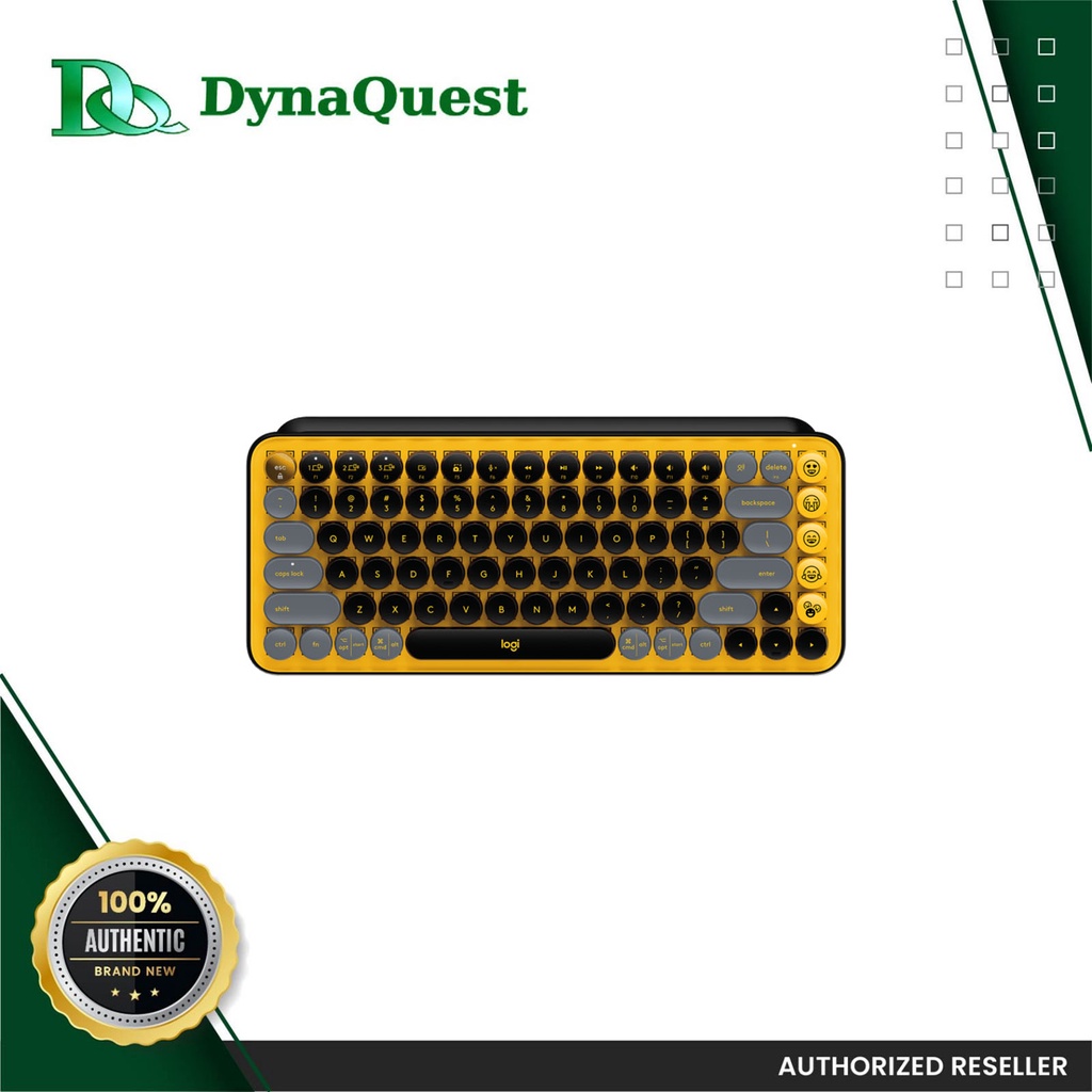 Logitech Pop Keys Wireless Keyboard With Customizable Emoji Blast ...