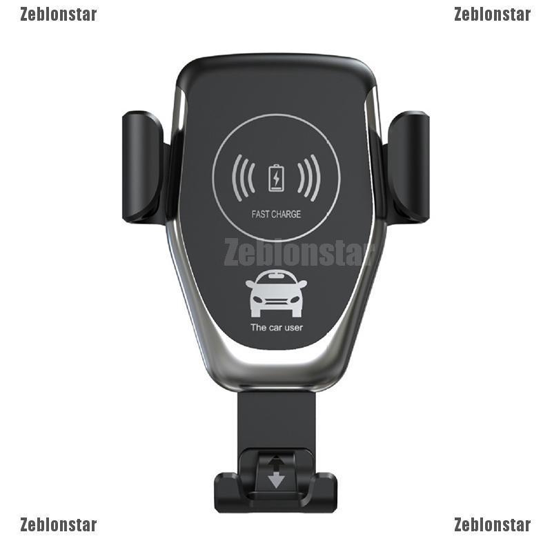Qi Wireless Fast Charger Car Mount Automatic Infrared Sensor Charging ...