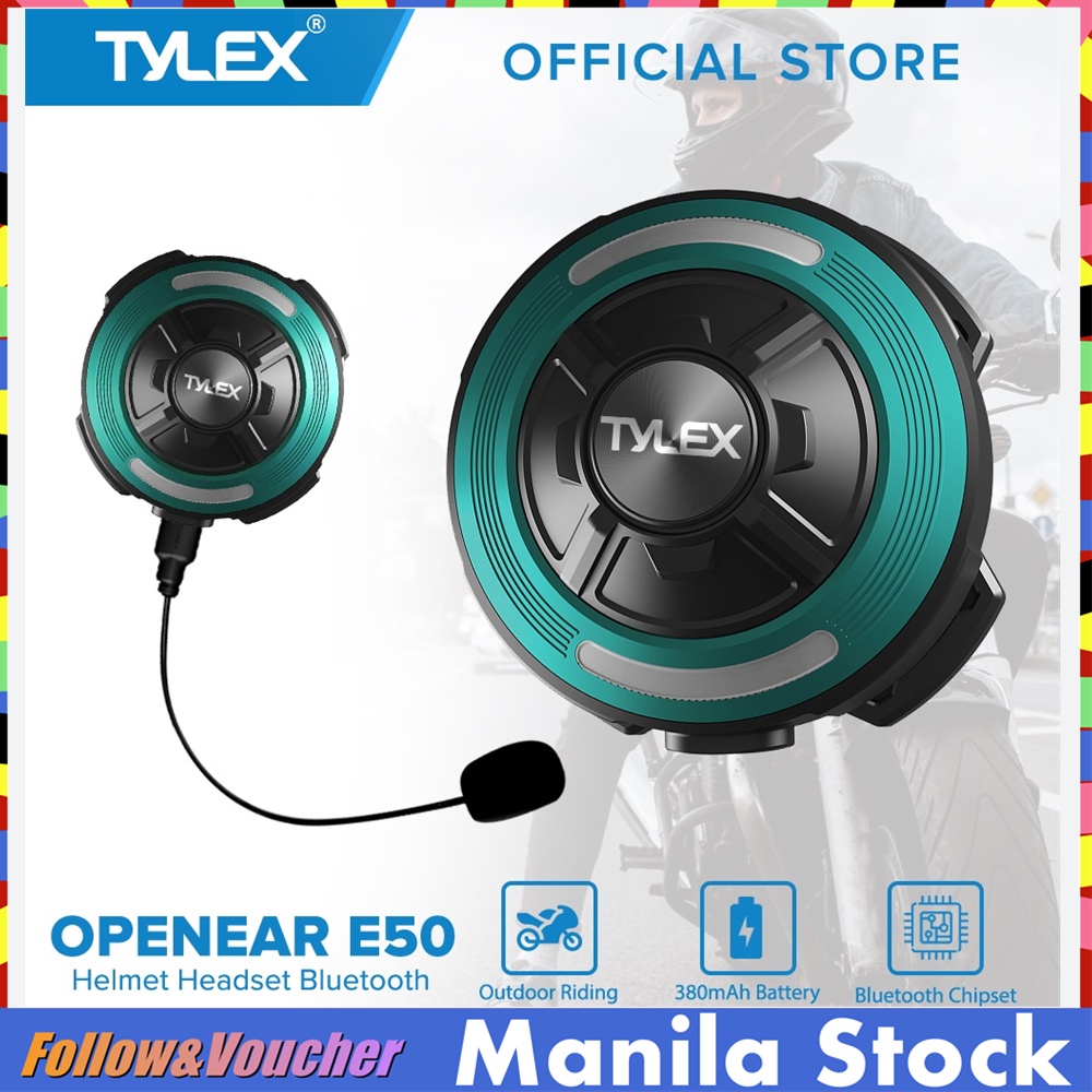 TYLEX OPENEAR E50 Motorcycle Helmet Bluetooth Headset Wireless ...