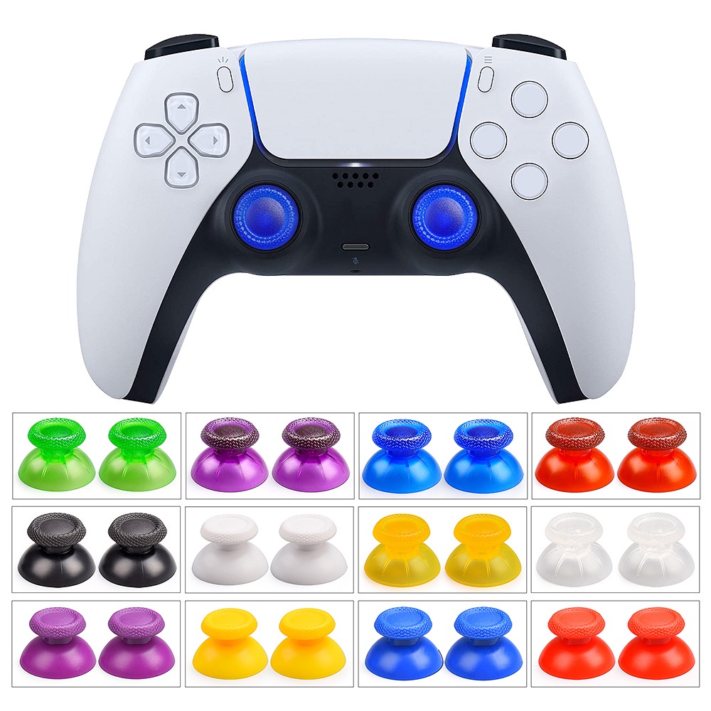 4pcs Ps5 3d Analog Joystick Thumb Stick Mushroom Caps Cover For Sony Playstation 5 Dualsense 5