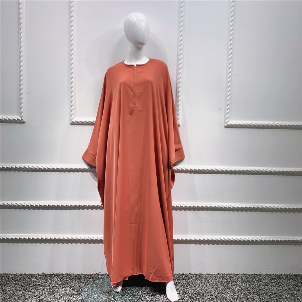 15 Colors Muslim Baju Kelawar Women Prayer Dress Batwing Islamic Abaya ...