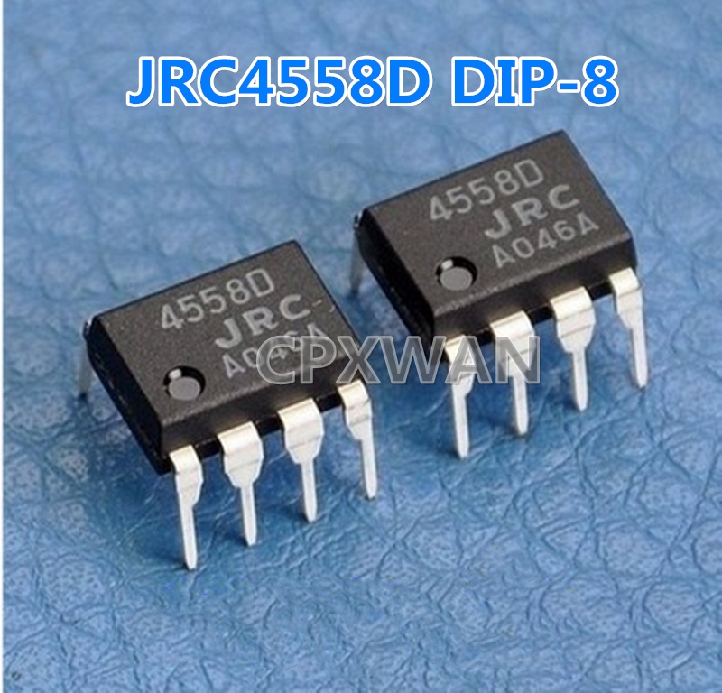 50pcs JRC4558D DIP-8 JRC4558 NJM4558D 4558 4558D JRC4558 NJM4558 DIP8 Dual Op Amp Amplifier IC ...