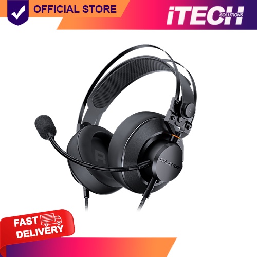 COUGAR VM410 ULTRA LIGHTWEIGHT GAMING HEADSET W/NOISE CANCELLATION MIC ...