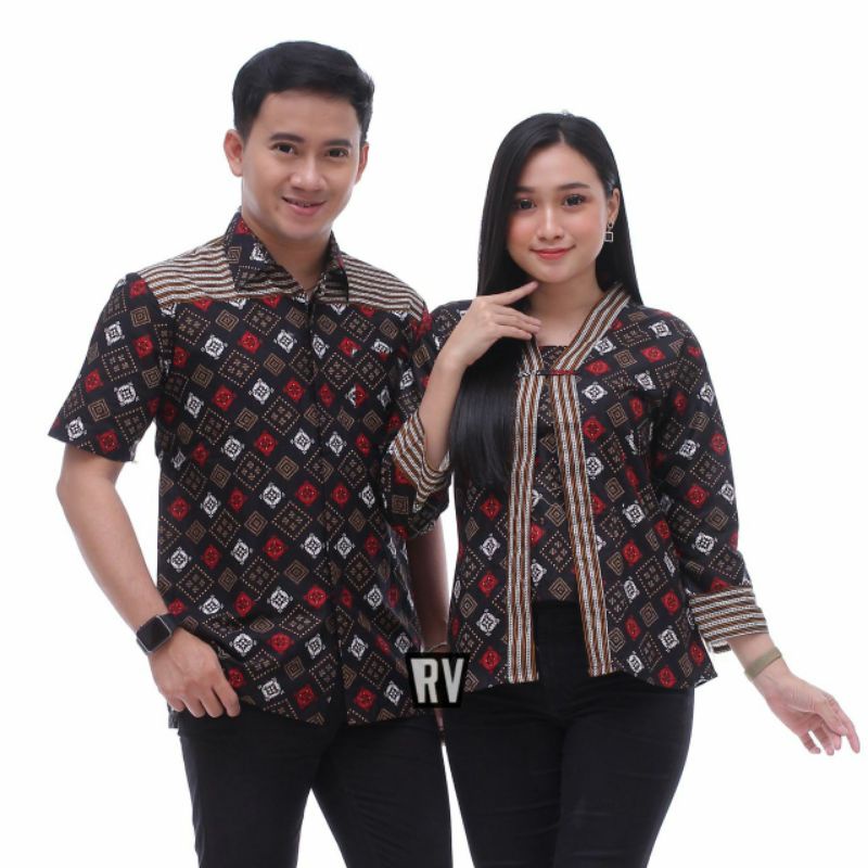 KEMEJA Modern Batik Couple Clothes | Men's Batik Hem | Latest Women's ...